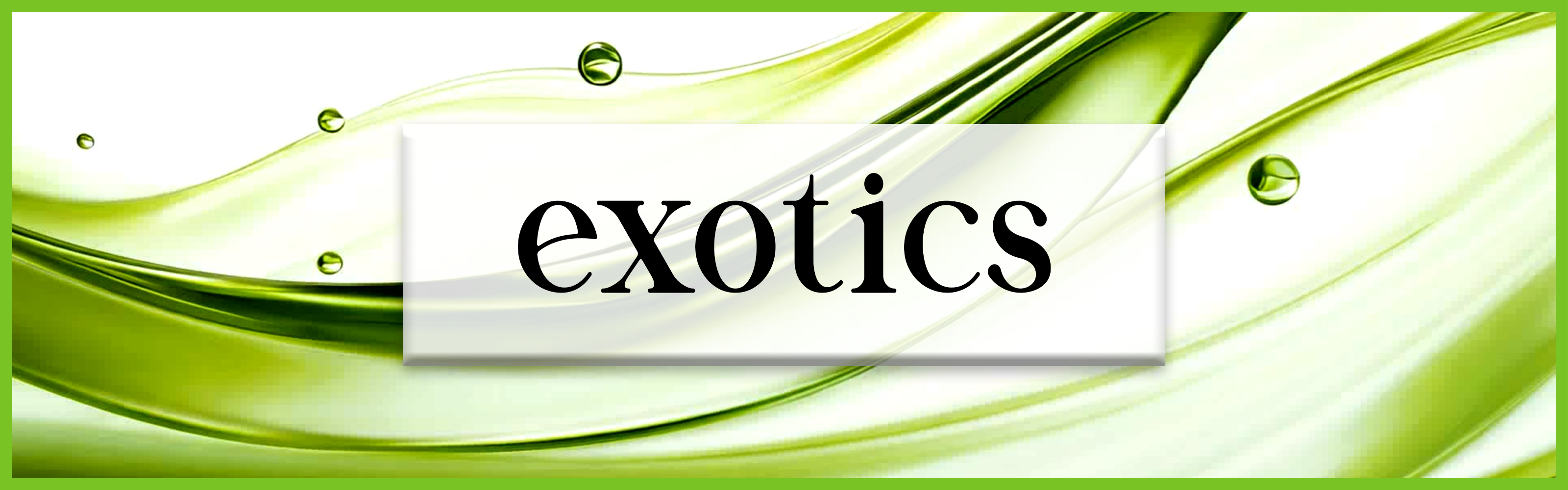 Exotics Collection – Chemovar Terpenes